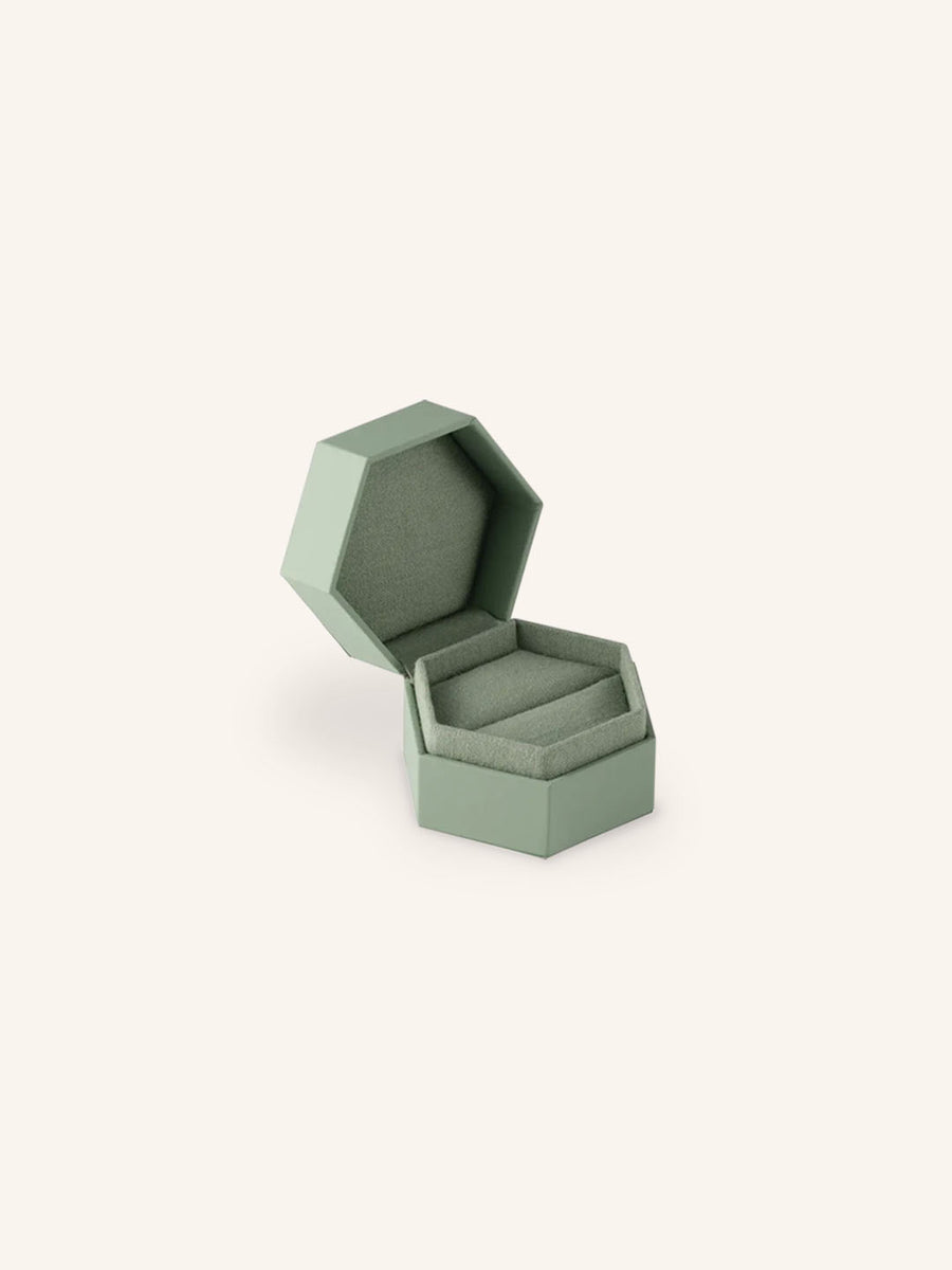 Sullivan Matte Single Ring Box - Sage Green – A Gilded Leaf